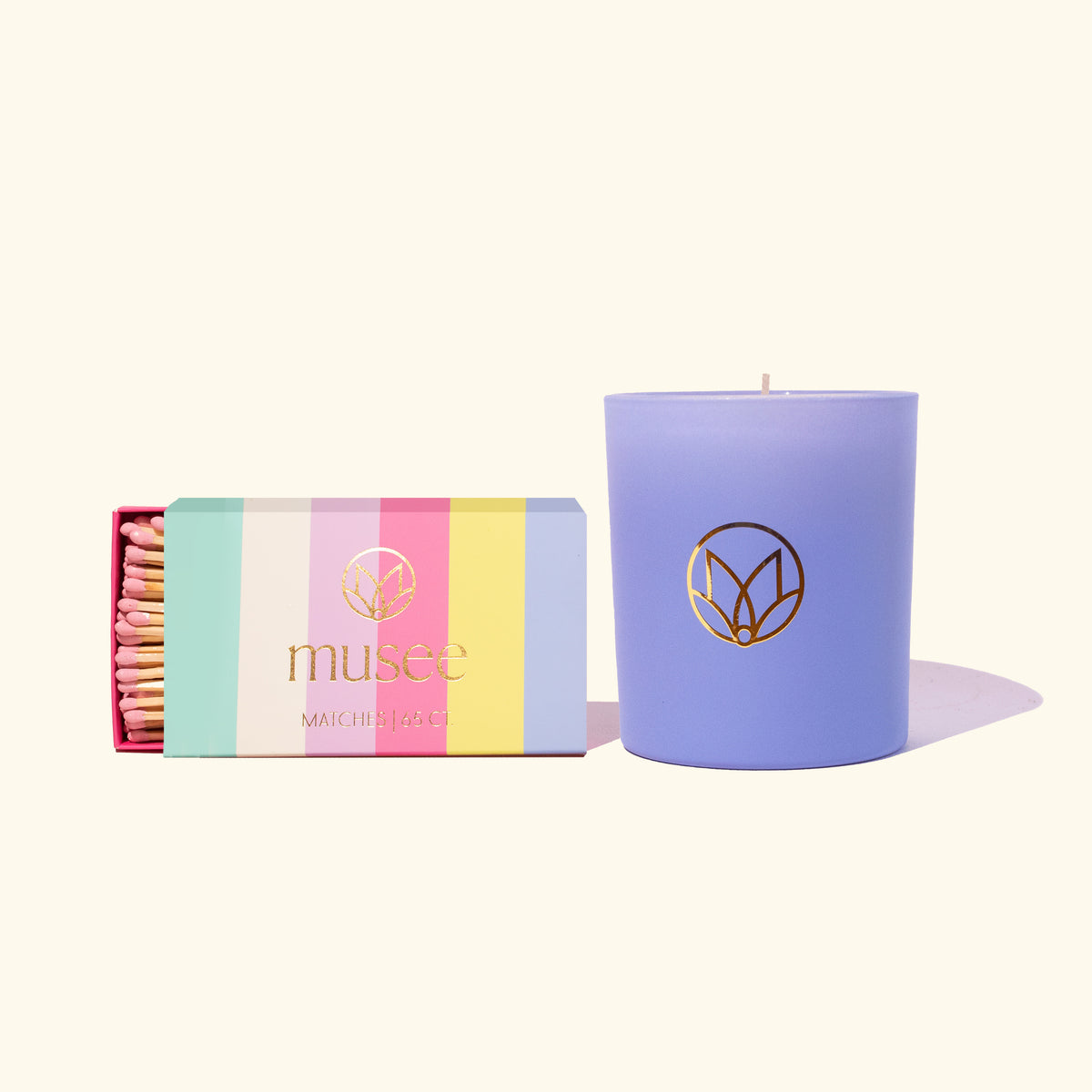 Musee Soy Candle & Matches Set – Musee Bath