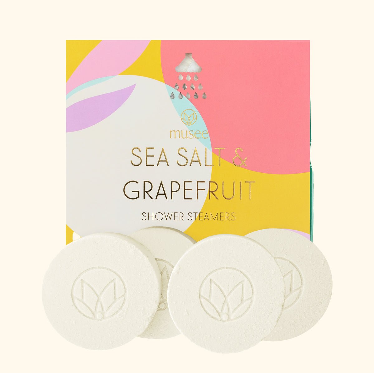 Sea Salt & Grapefruit Shower Steamers | Musee Bath
